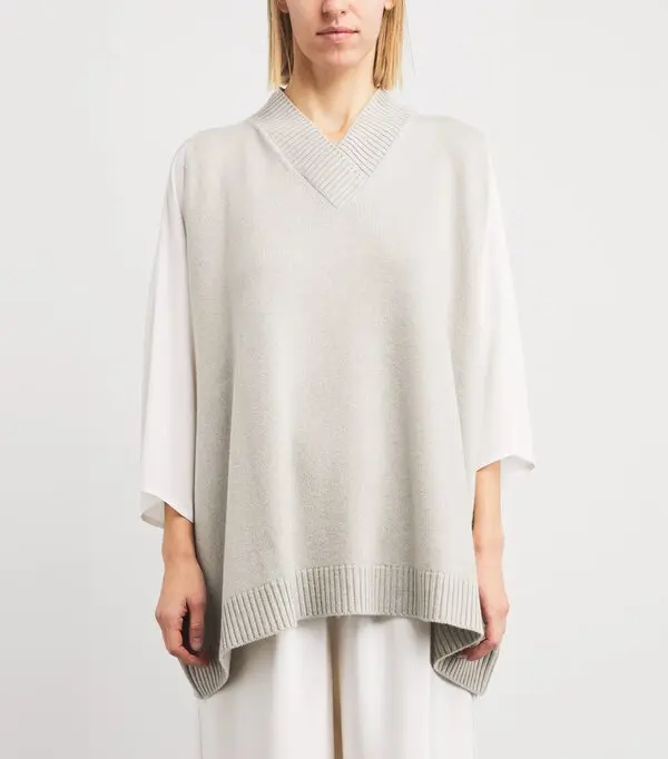 Eskandar Cashmere Crossover Sweater Vest