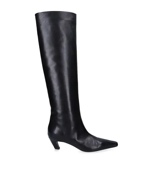 Khaite Leather Knee-high Boots