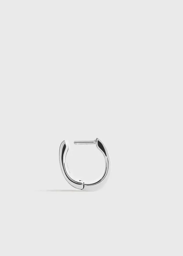 TOTEME Petite Signature Hoop Earrings - Silver