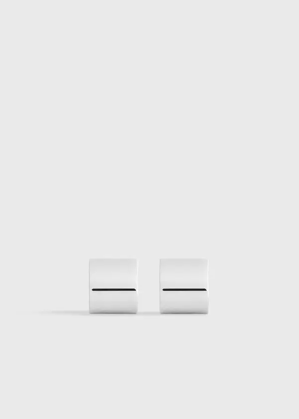 TOTEME Petite Signature Hoop Earrings - Silver
