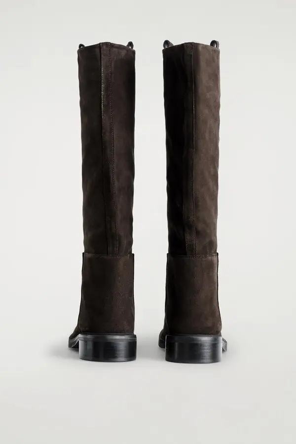 Cos Suede Riding Boots