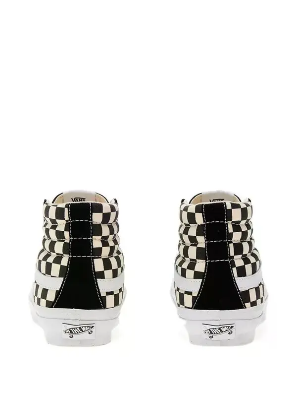 VANS Sk8-hi Reissue 38 Lx Checkerboard Sneakers - Black