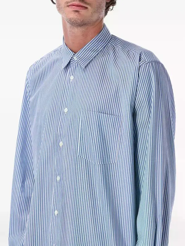 Comme Des Garçons Vertical-stripe Shirt