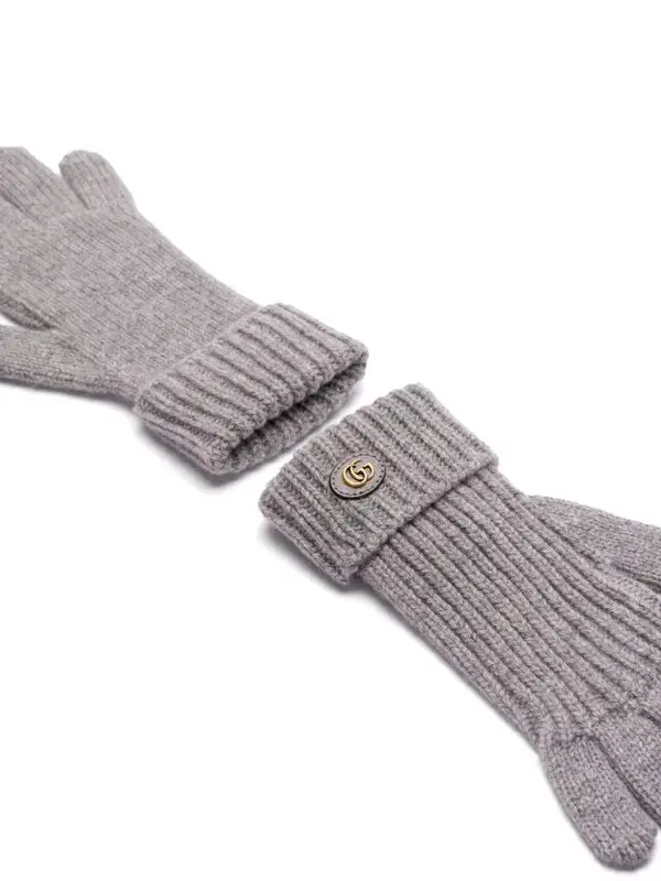 Gucci Double G Knitted Gloves