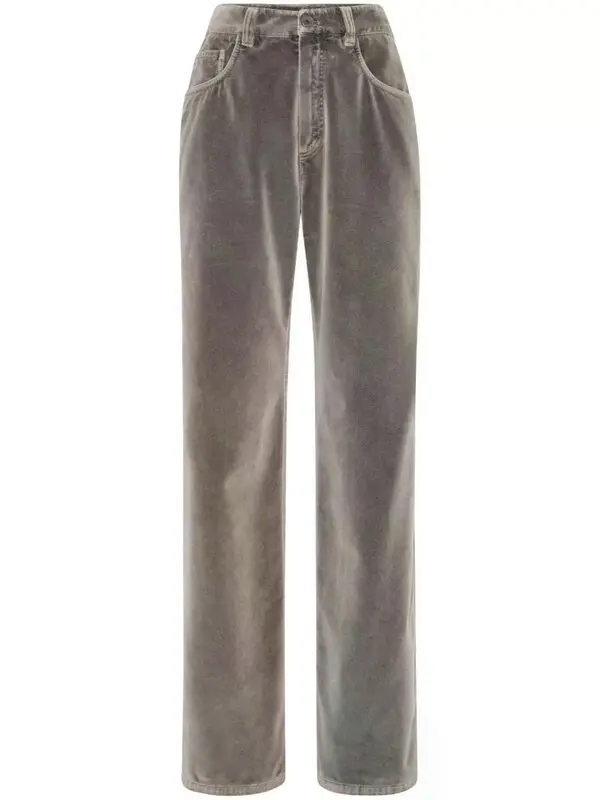 Brunello Cucinelli Logo-patch Flared Trousers
