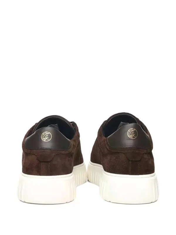 GIULIANO GALIANO Suede Lace-up Sneakers - Brown