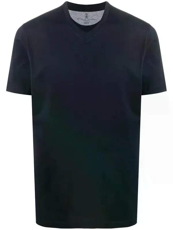 Brunello Cucinelli Cotton V-neck T-shirt