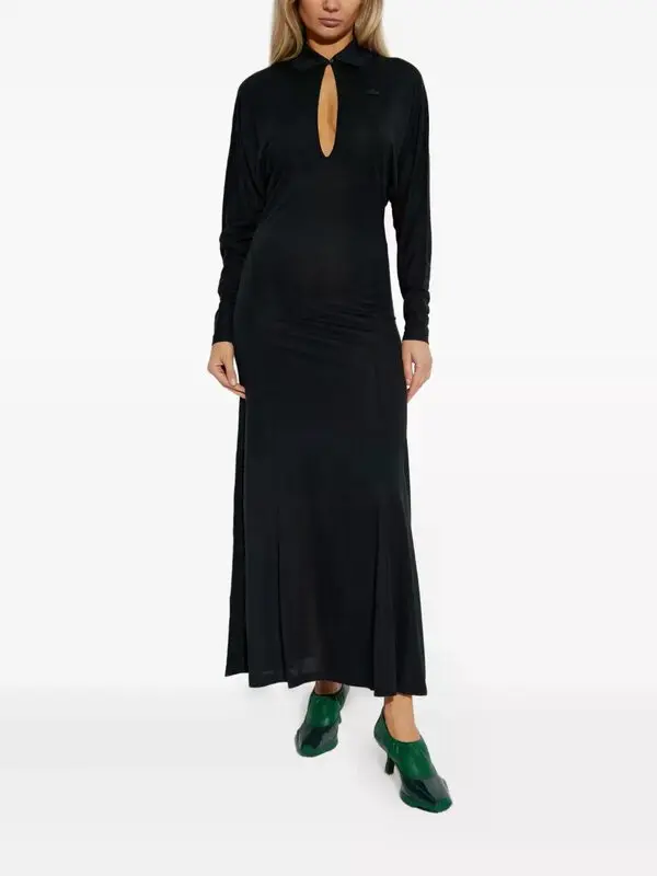 Lacoste Long-sleeved Maxi Dress