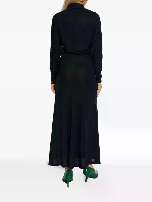 Lacoste Long-sleeved Maxi Dress