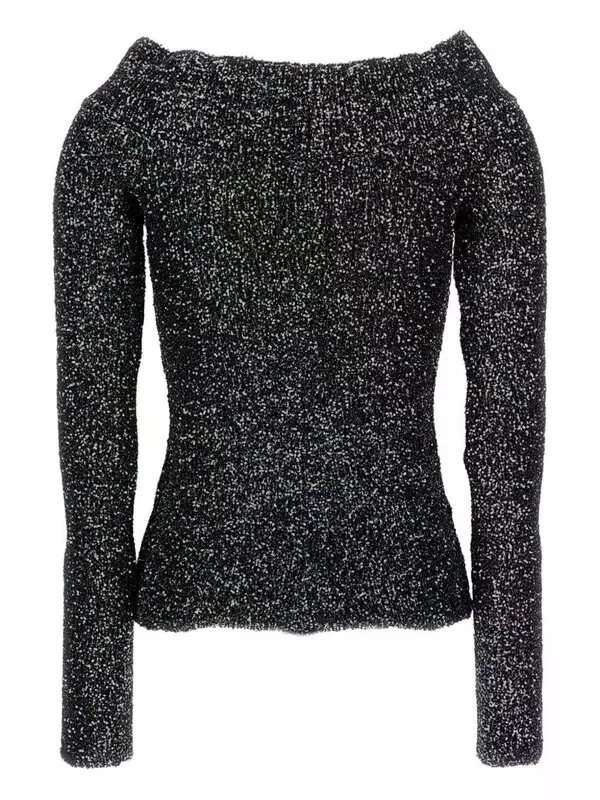 Stella McCartney Sequin Embellished Long-sleeve Sweater