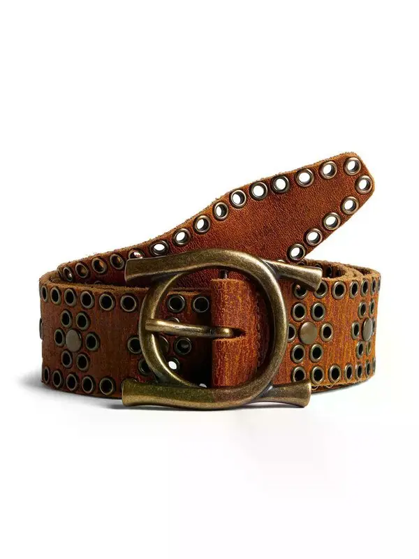 Dsquared2 Eyelet-embellished Leather Belt