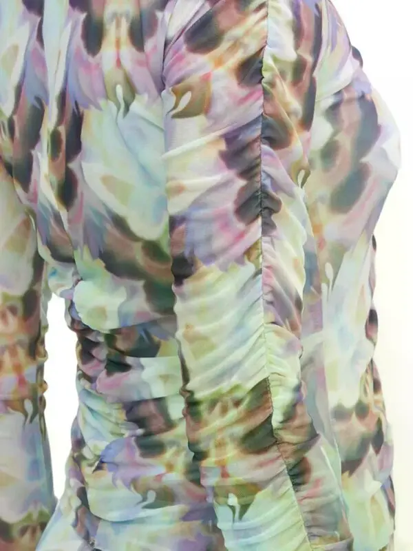 RÉSUMÉ Floral Print Long-sleeve Top
