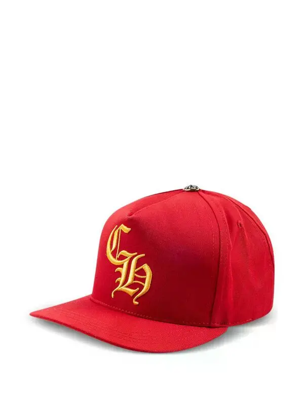 Chrome Hearts Button-detail Baseball Cap - Red