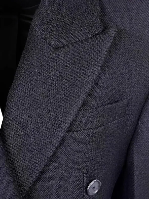 RÓHE Double-breasted Coat - Black