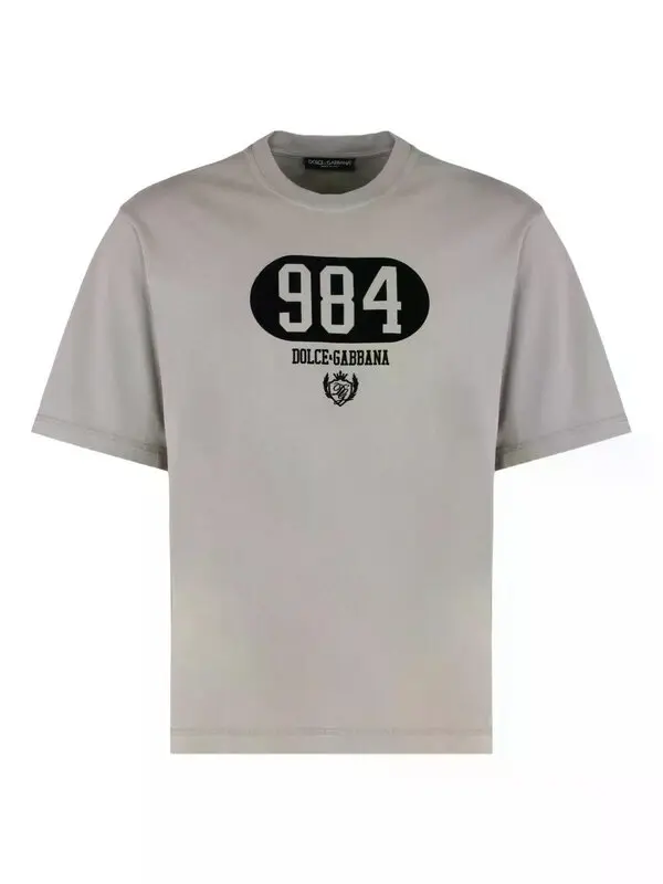 Dolce & Gabbana Crew-neck Print T-shirt