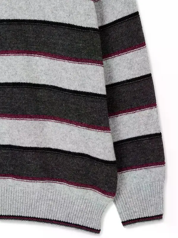 STUDIO TOMBOY Striped Sweater - Grey