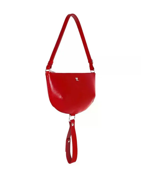 COURREGES Holy Eclipse Shoulder Bag - Red