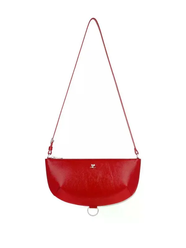 COURREGES Holy Eclipse Shoulder Bag - Red