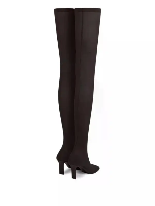 COURREGES Square-toe Mesh Boots