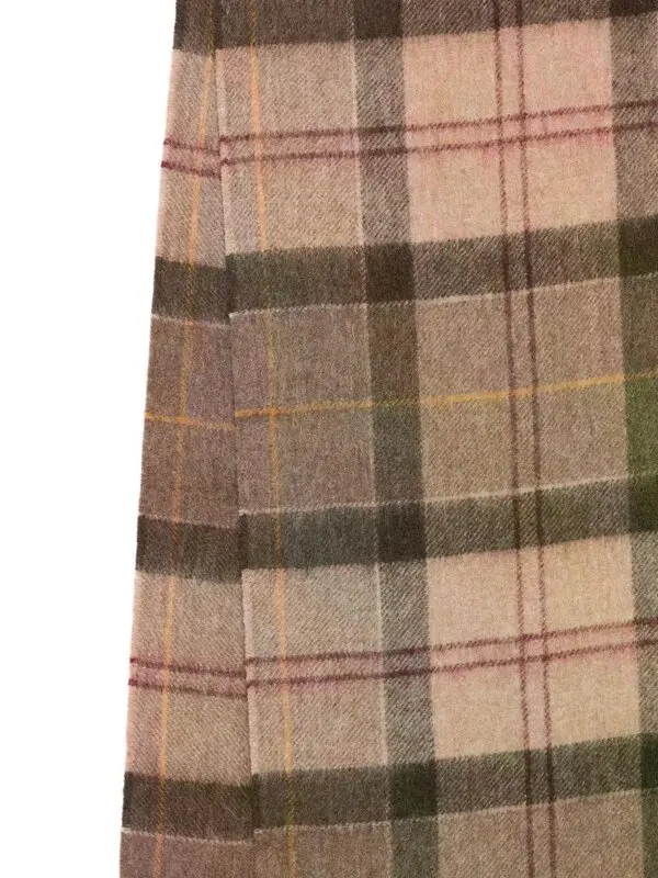Barbour Tartan Fringed Scarf