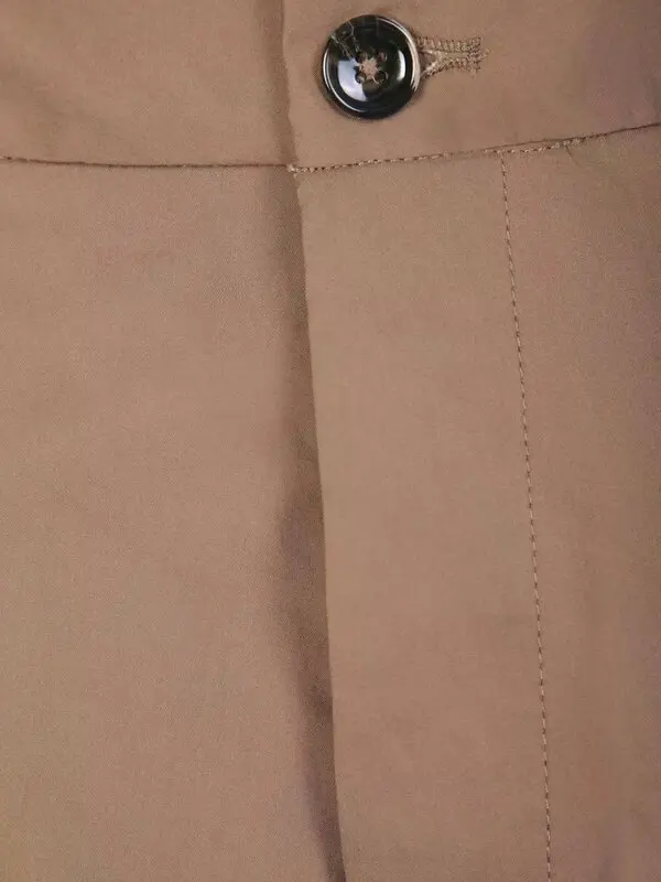 NINE:INTHE:MORNING Stretch-cotton Trousers - Brown