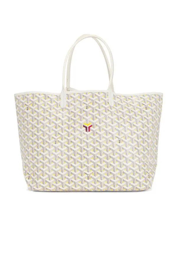 Goyard Saint Louis Claire-voie Gm Tote Bag - White