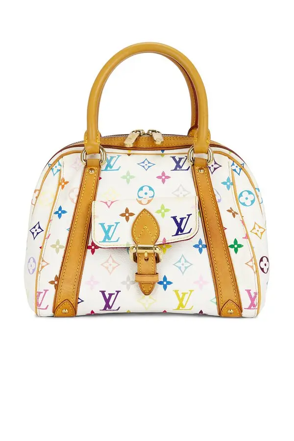 LOUIS VUITTON Monogram Priscilla Handbag - White