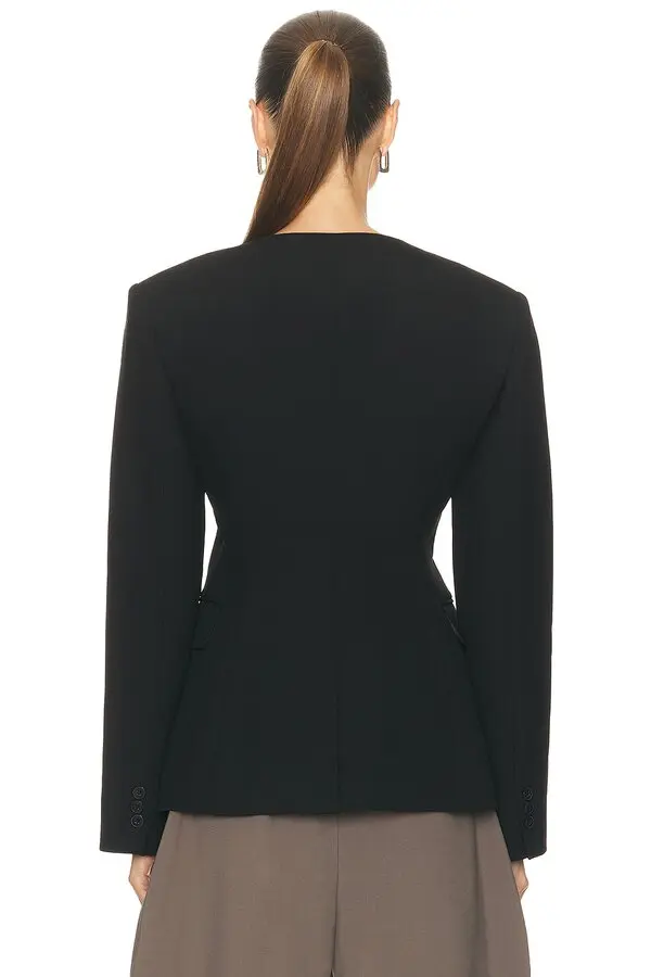 EAVES Keki Collarless Blazer