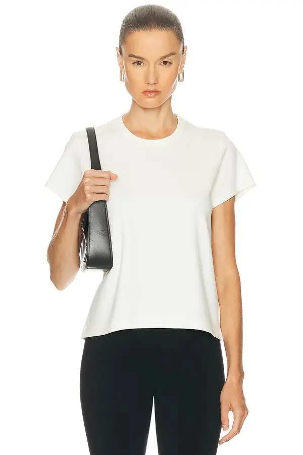 EAVES Lene Boxy Tee - White