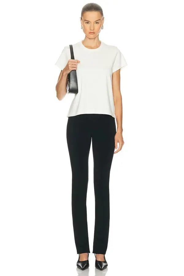 EAVES Lene Boxy Tee - White