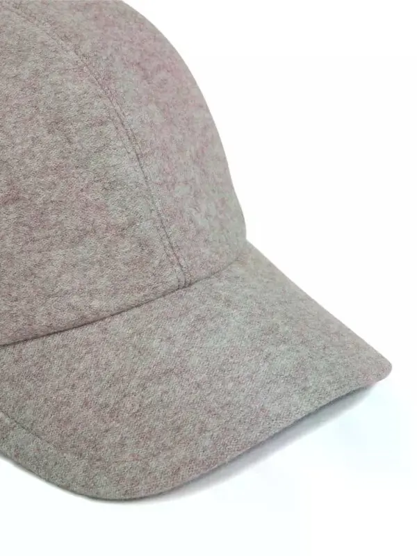 Fedeli Land Cashmere Buttoned Hat - Grey