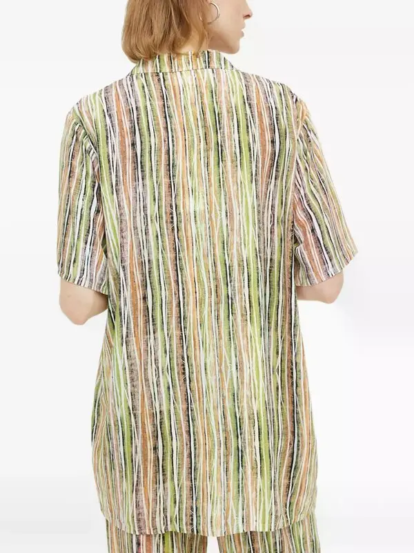 RÉSUMÉ Striped Button-up Shirt