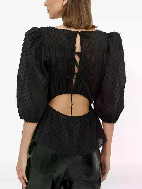 Day Birger Et Mikkelsen Open Back Peplum Top