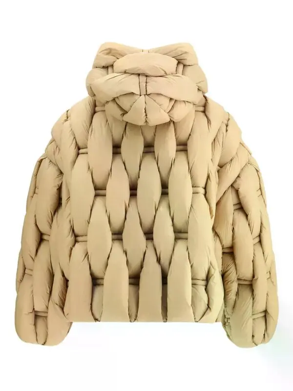 RAXXY Hooded Woven Puffer Jacket
