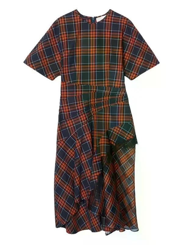 3.1 Phillip Lim Plaid Asymmetrical Dress
