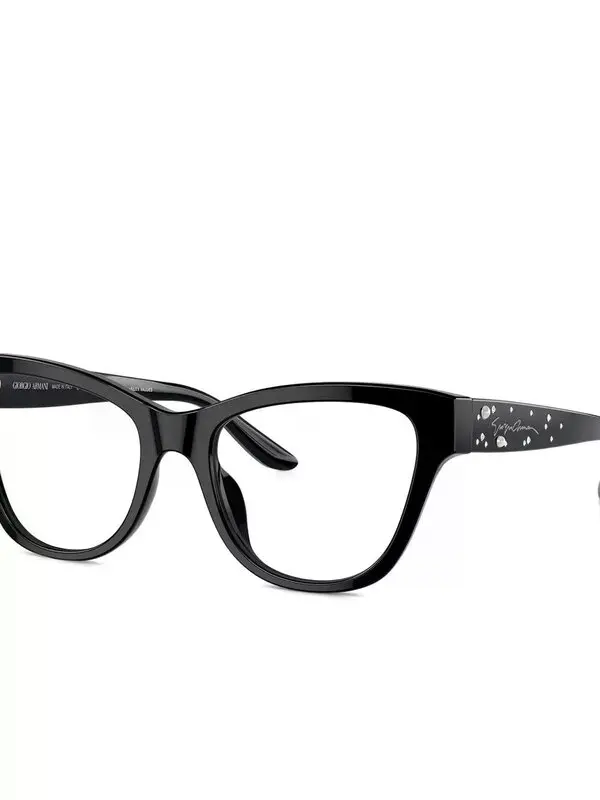 Giorgio Armani Embellished Cat-eye Glasses