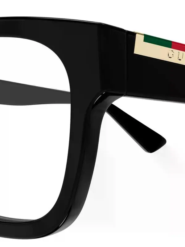 Gucci Rectangle-frame Eyeglasses - Black