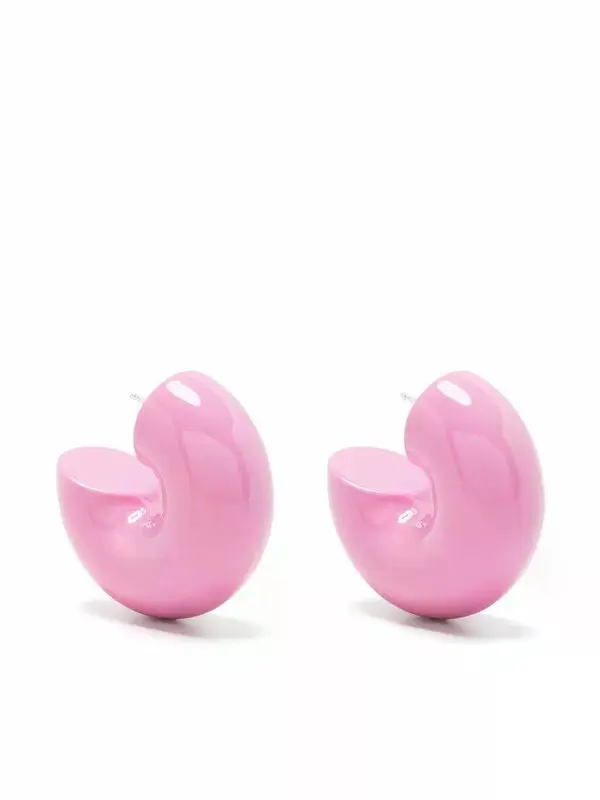 UNCOMMON MATTERS Beam Chunky Hoop Earrings - Pink