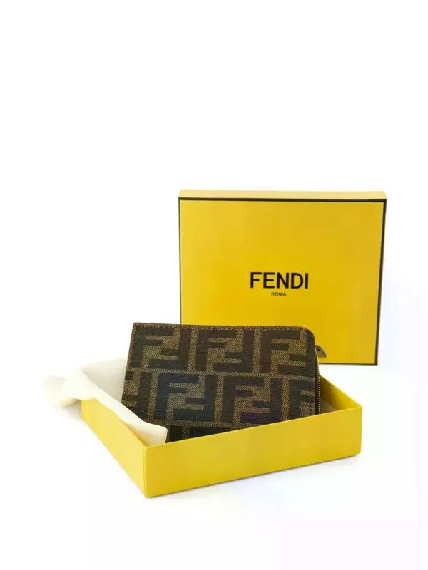 Fendi Ff-motif Zip Wallet