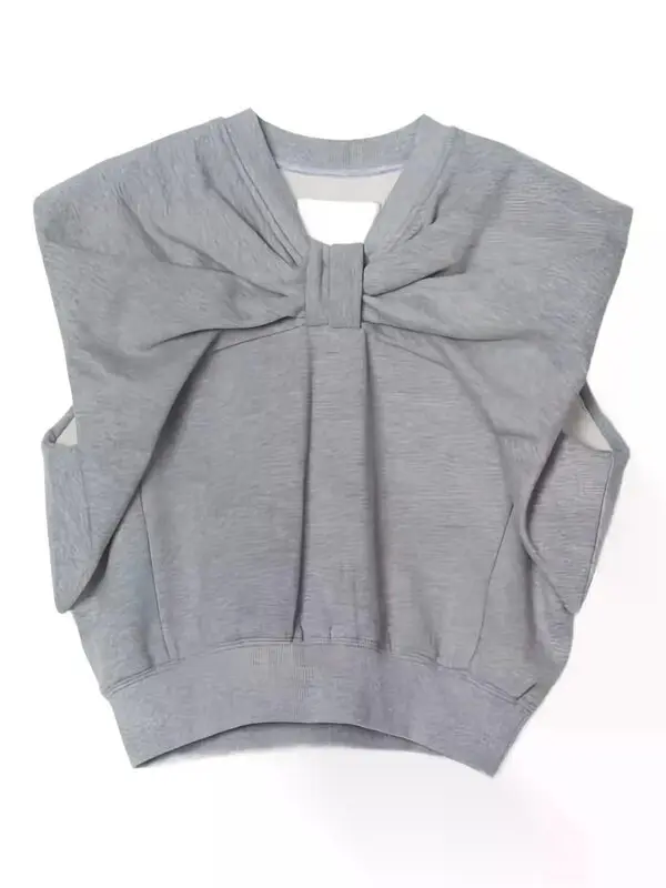 3.1 Phillip Lim Bow-embellished Tank Top - Grey
