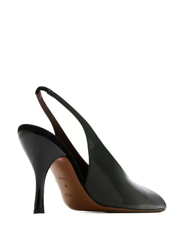 NEOUS 85mm Hamal Slingback Pumps - Black