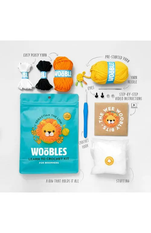 THE WOOBLES Lion Crochet Kit