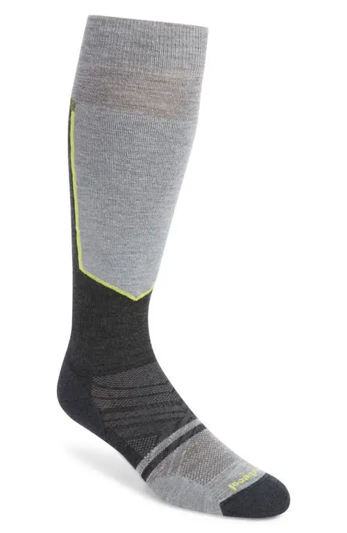 Smartwool Targeted Cushioning Over-the-calf Ski Socks - Charcoal