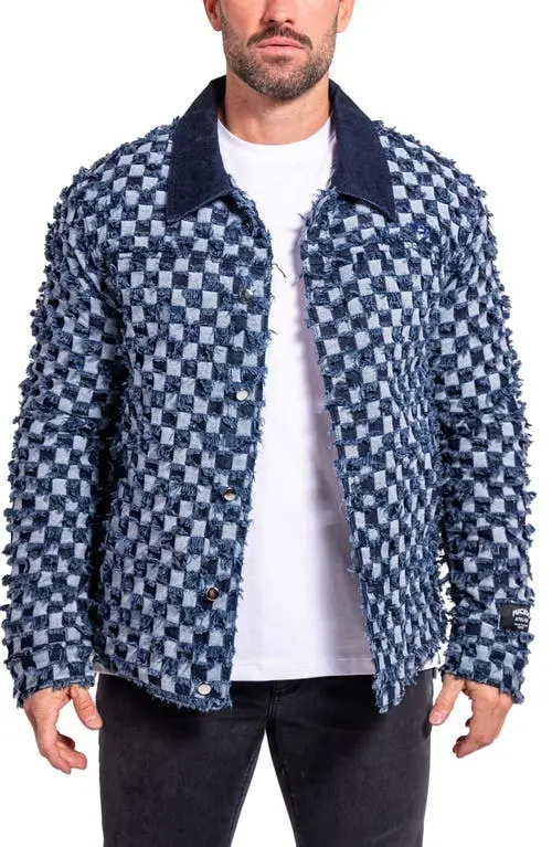 MACEOO Ascension 0012 Lined Denim Jacket - Blue