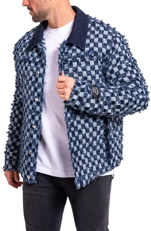 MACEOO Ascension 0012 Lined Denim Jacket - Blue