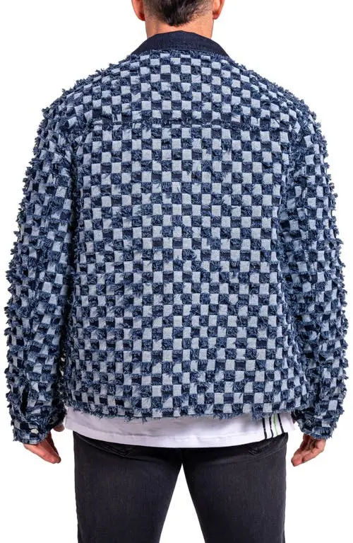 MACEOO Ascension 0012 Lined Denim Jacket - Blue