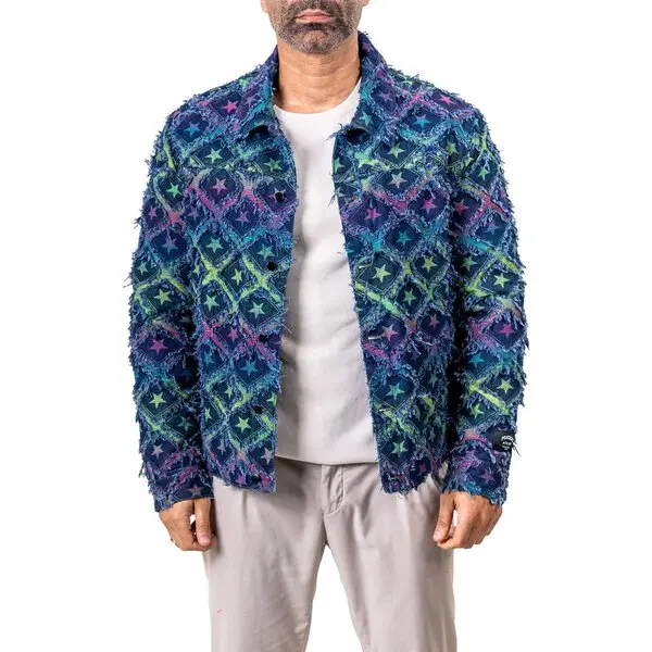 MACEOO Ascension 0014 Lined Denim Jacket - Blue