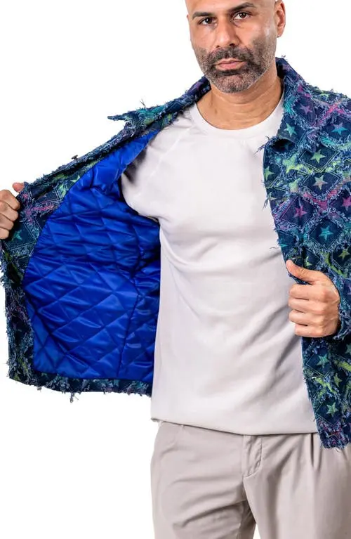 MACEOO Ascension 0014 Lined Denim Jacket - Blue