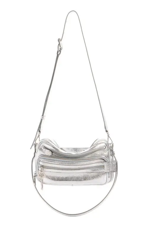 Acne Studios Camero Party Metallic Leather Shoulder Bag