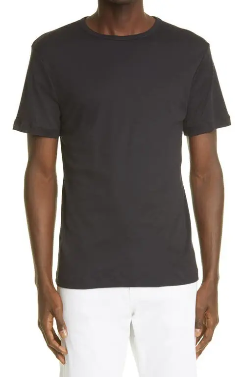 Sunspel Sea Island Cotton T-shirt - Black